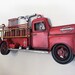Red Metal Firetruck Metal Wall Sign Fire Engine Fireman - Etsy