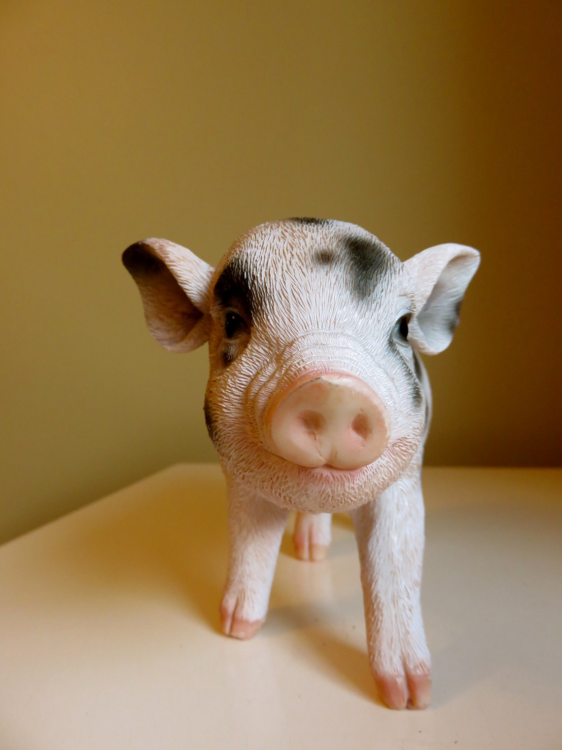 Little Pig Walking Piglet Resin Figurine Statue Ornament 9 | Etsy