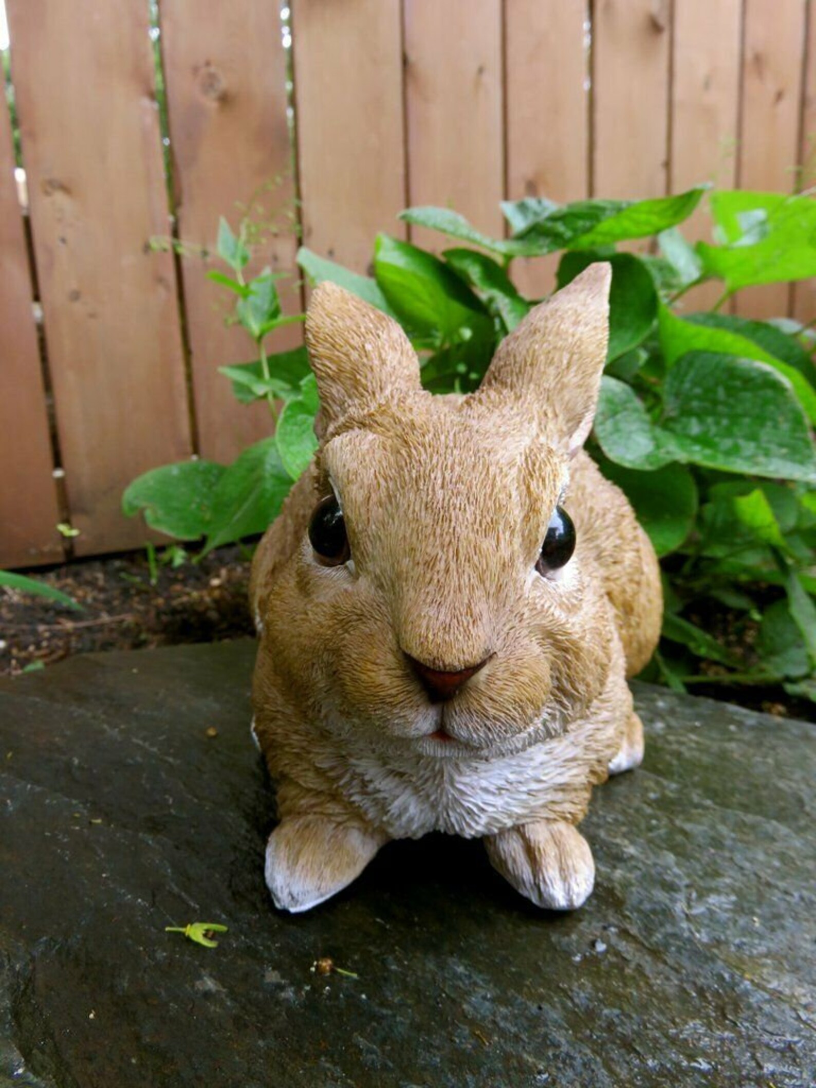 Rabbit Bunny Figurine Garden Statue Resin Countryside Farm | Etsy