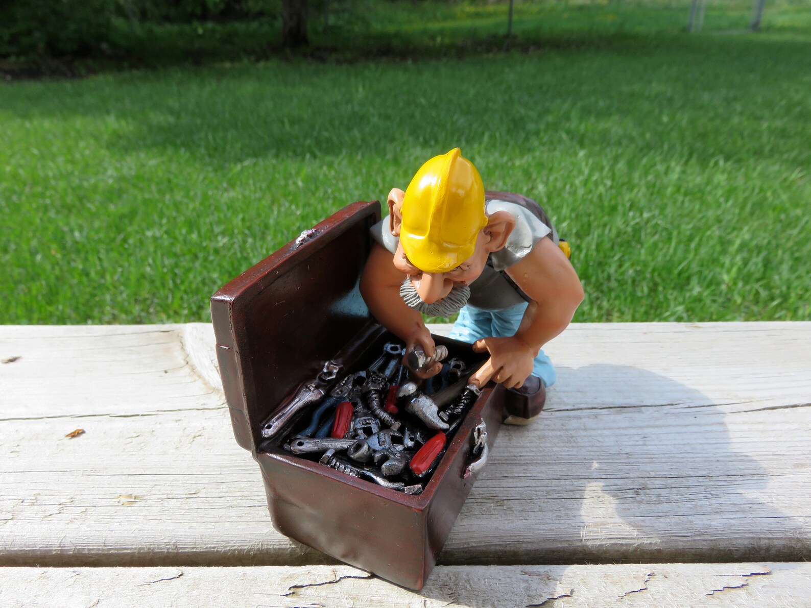 Handyman Figurine With Toolbox Shows Butt Remodels House - Etsy Italia
