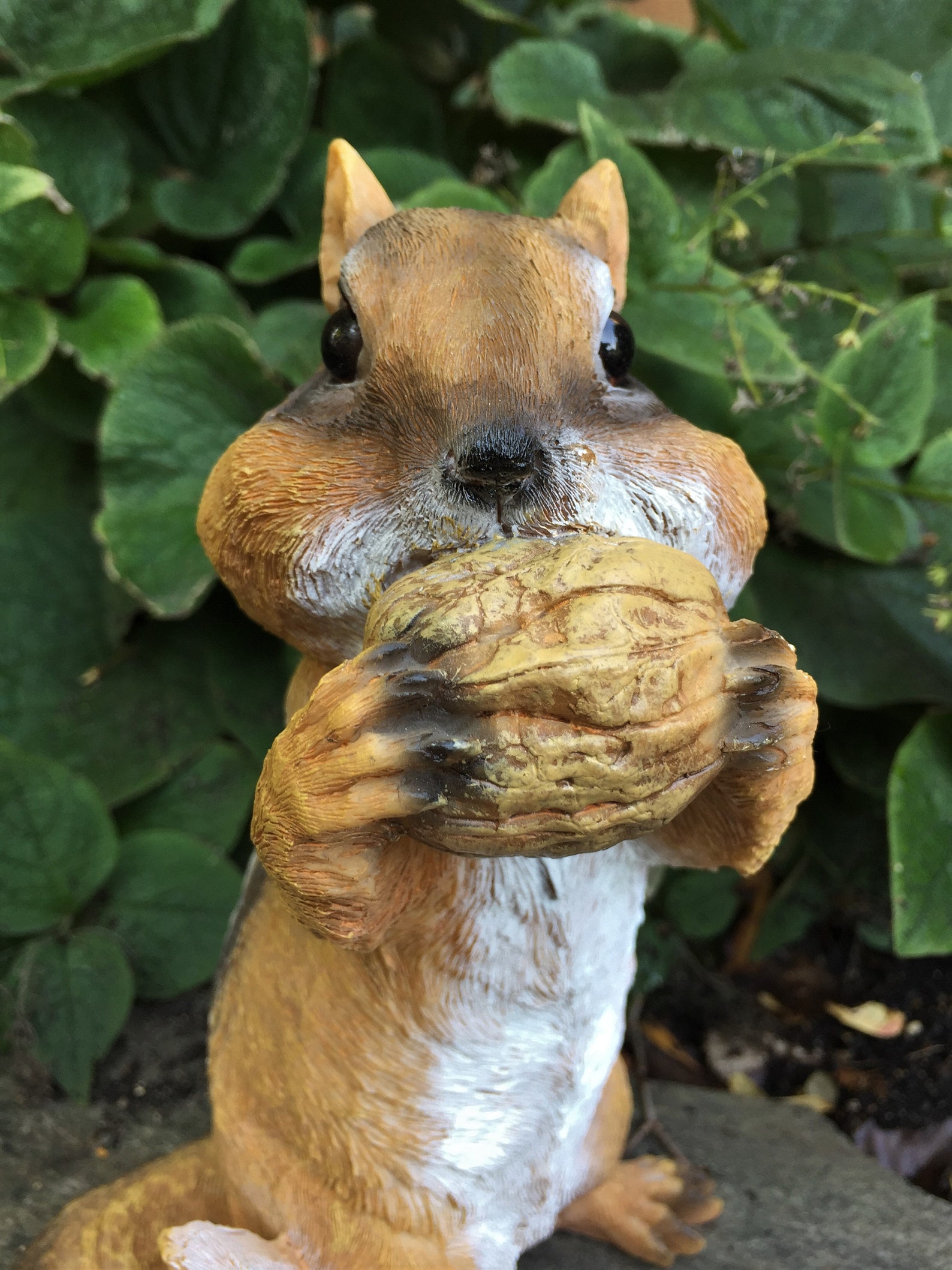 Chipmunk Standing With Nut Figurine Garden Statue Resin Yard - Etsy Canada
