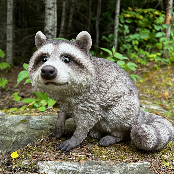 Raccoon Figurine - Etsy