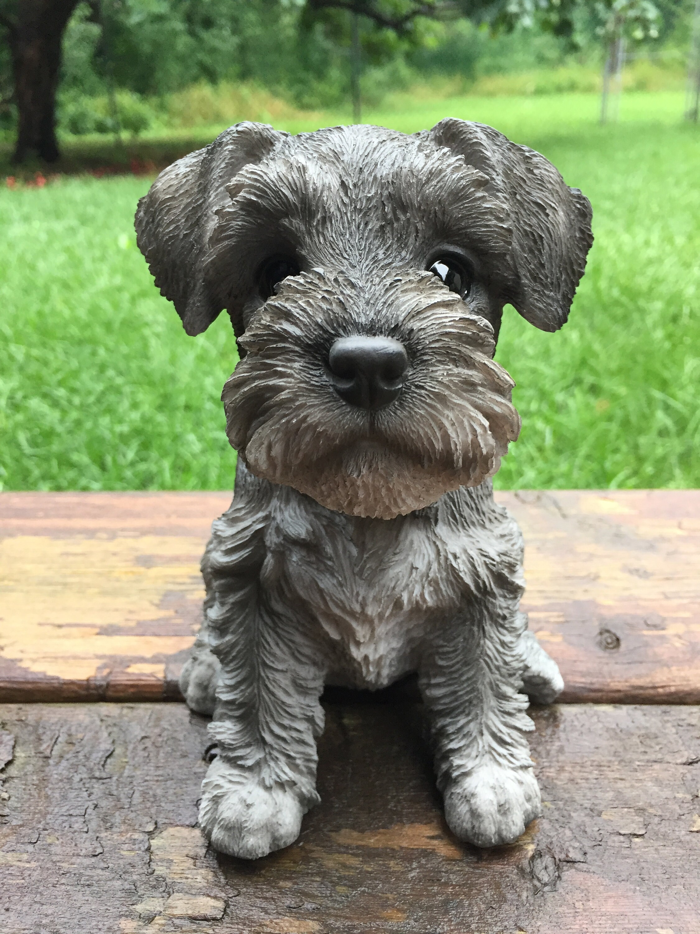 Outdoor Schnauzer Statues
