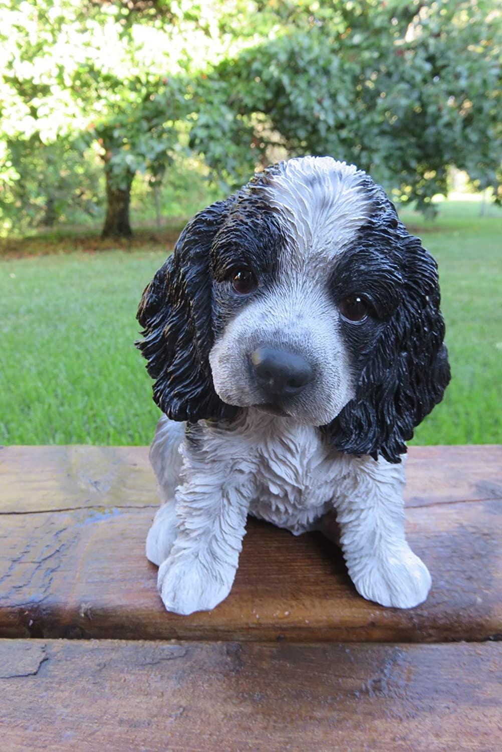 Cocker Spaniel Dog Puppy Statue Figurine 6 Inches High Black - Etsy