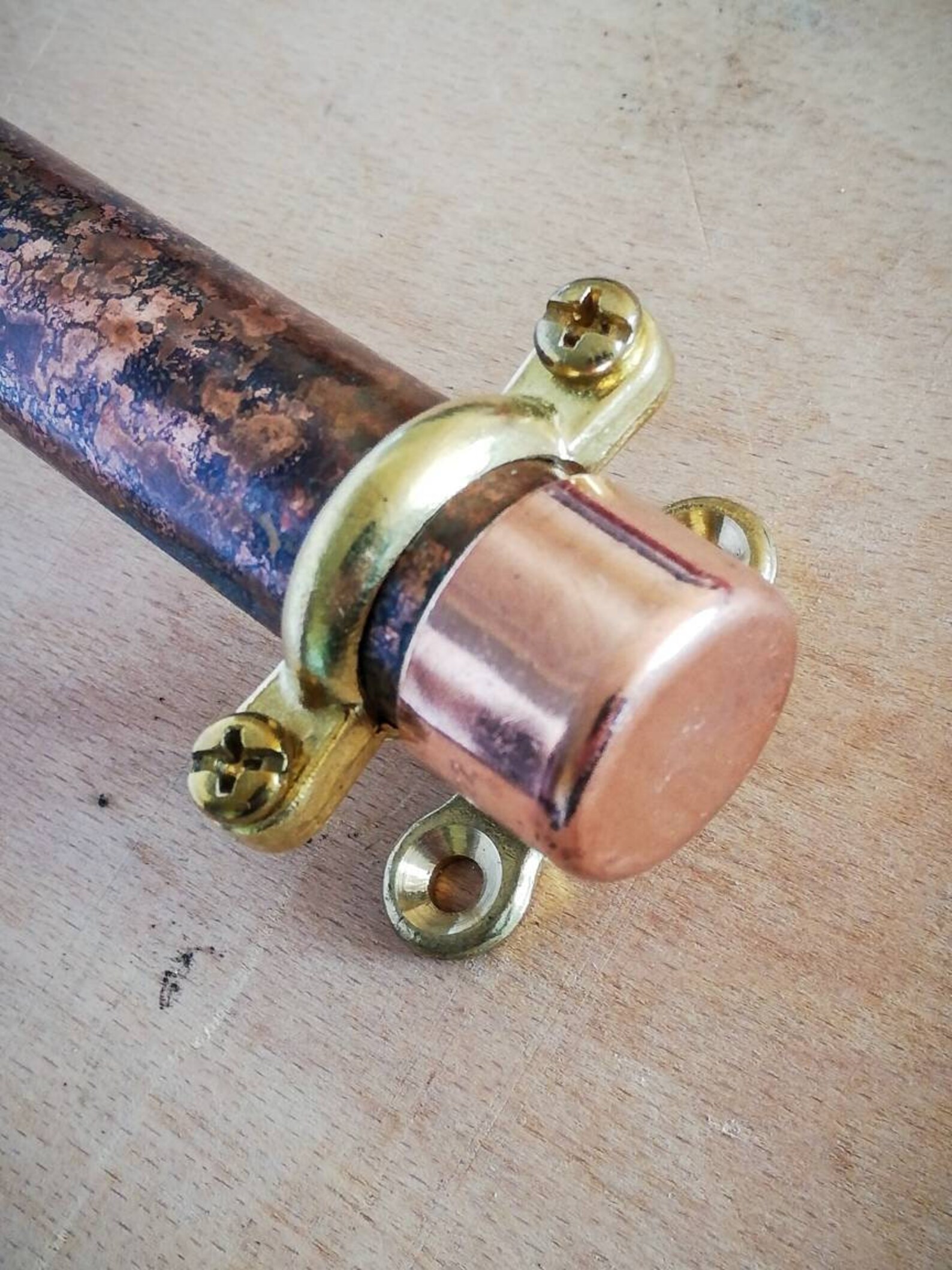 Handmade Marbled Copper Handles - Etsy UK