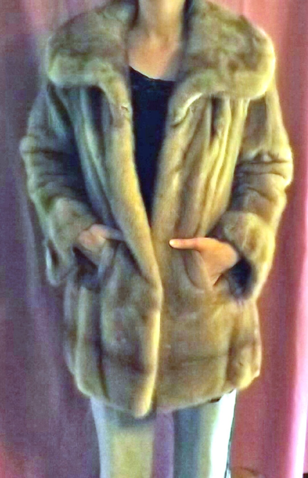 Vintage 1972 Mink Thigh Length Mink Jacket (free Shipping) - Etsy