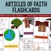 Articles of Faith Flashcards - Etsy