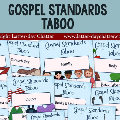 LDS Printable My Gospel Standards Boy | Etsy