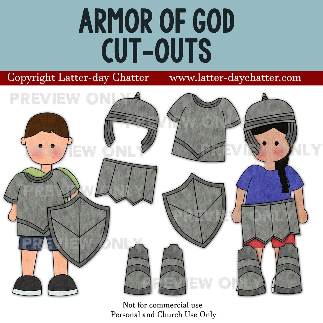 Armor of God Cut-outs - Etsy