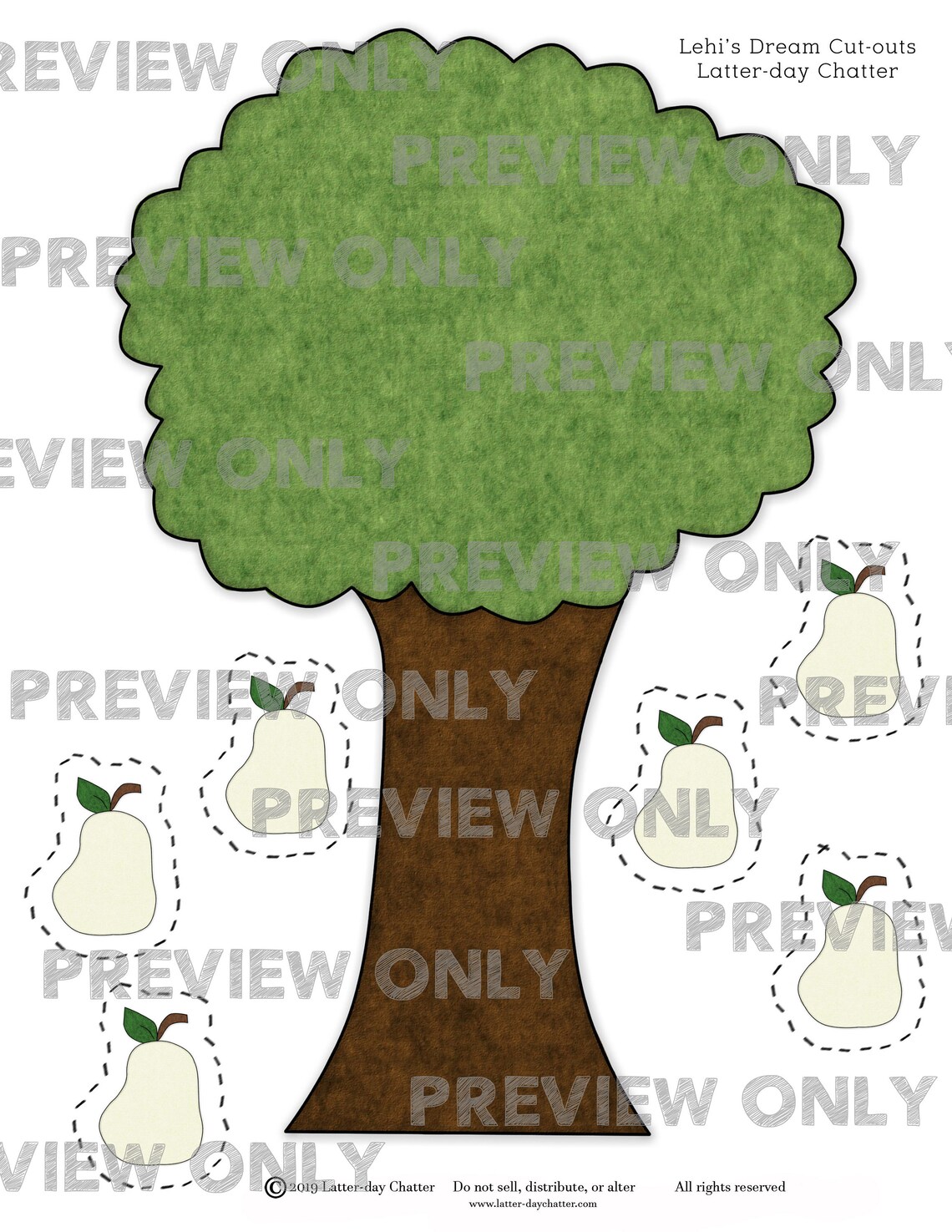 Lehi's Dream Cut-outs - Etsy