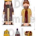 The Christmas Story Nativity Cut-outs - Etsy