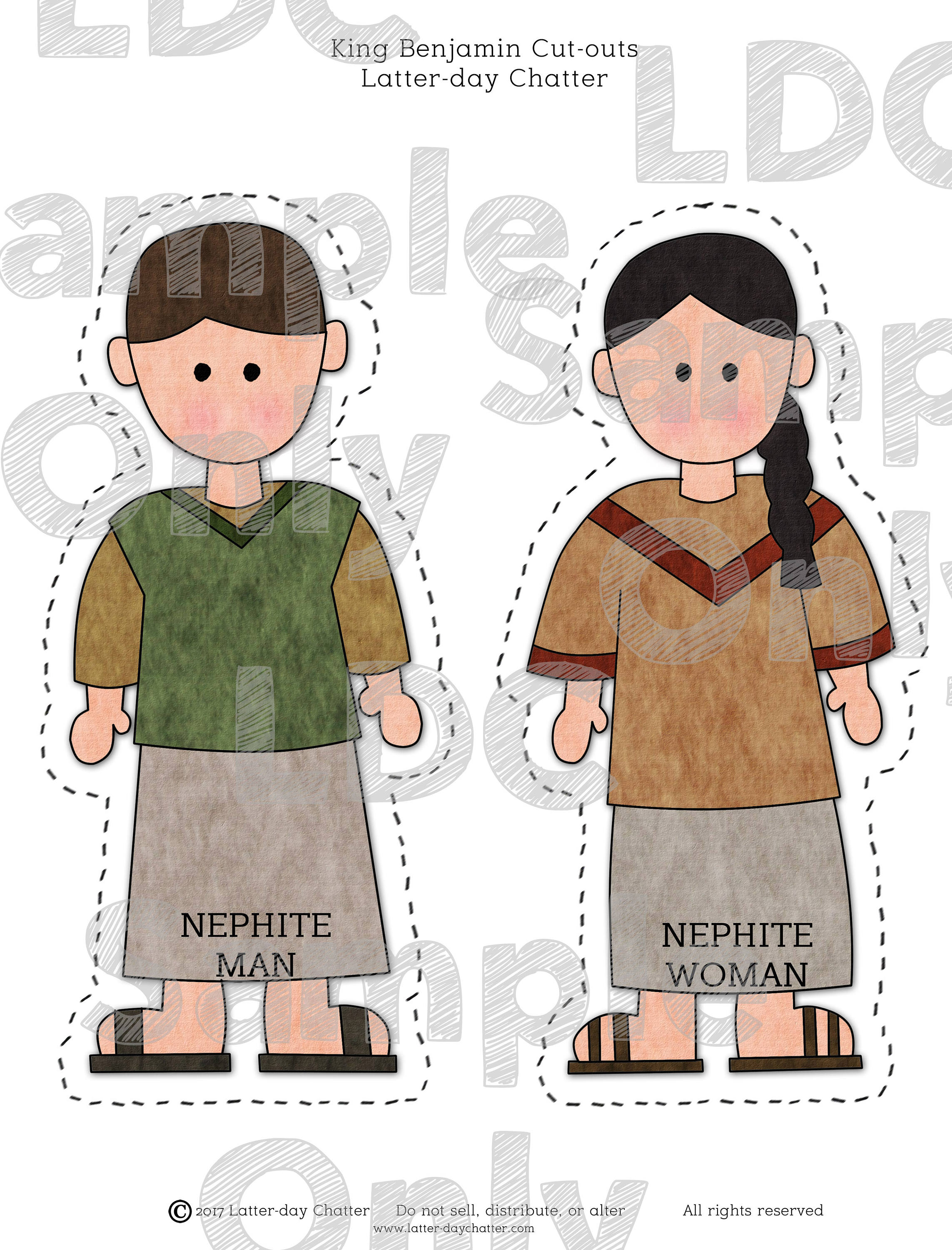 King Benjamin Cut-outs - Etsy