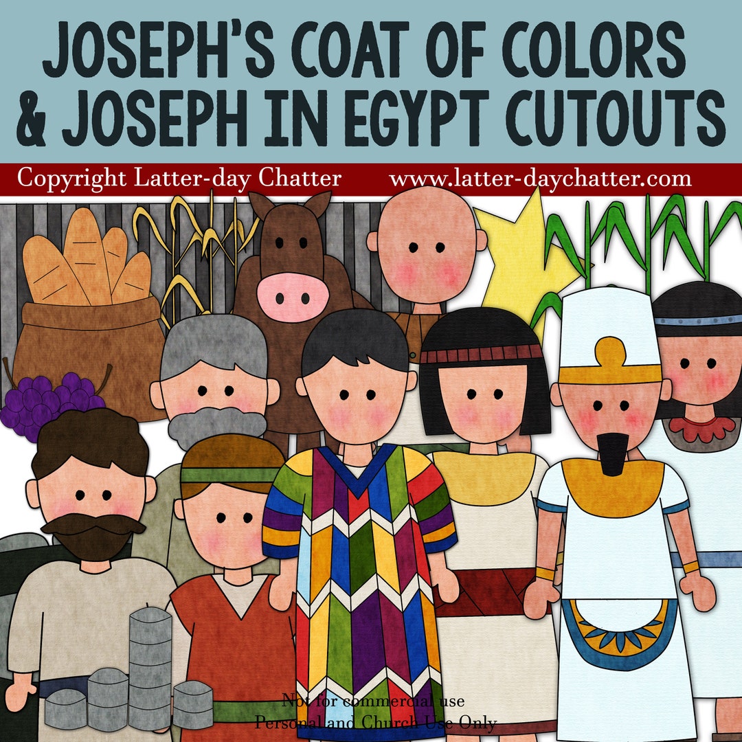 Joseph's Coat of Colors and Joseph in Egypt Cut-outs - Etsy Canada