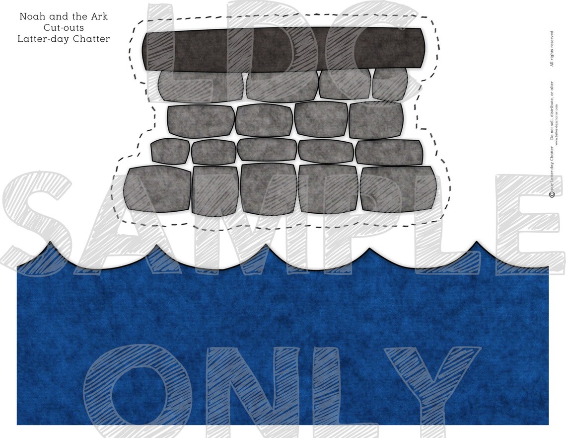 Noah and the Ark Cut-outs - Etsy