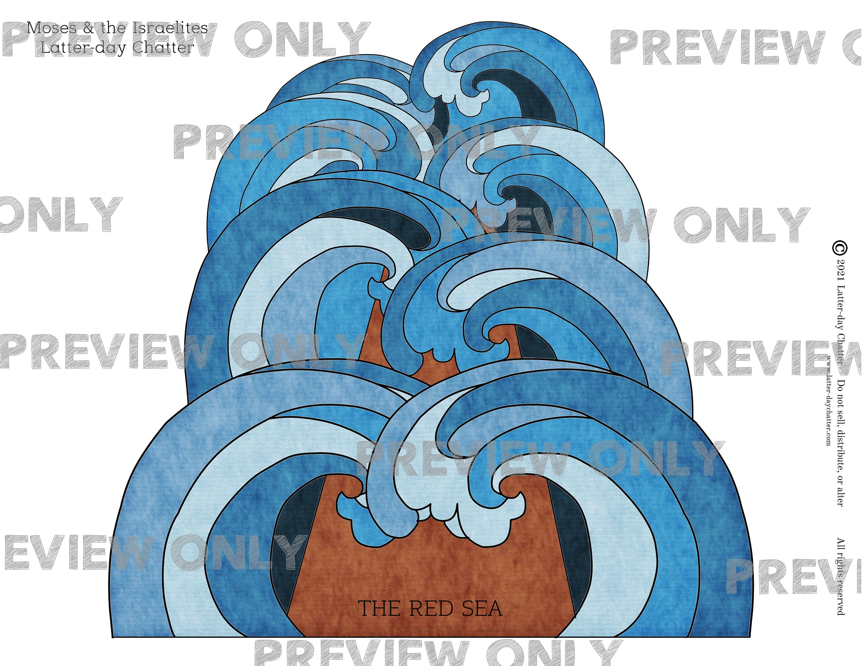 NEW: Moses & the Israelites Cut-outs - Etsy