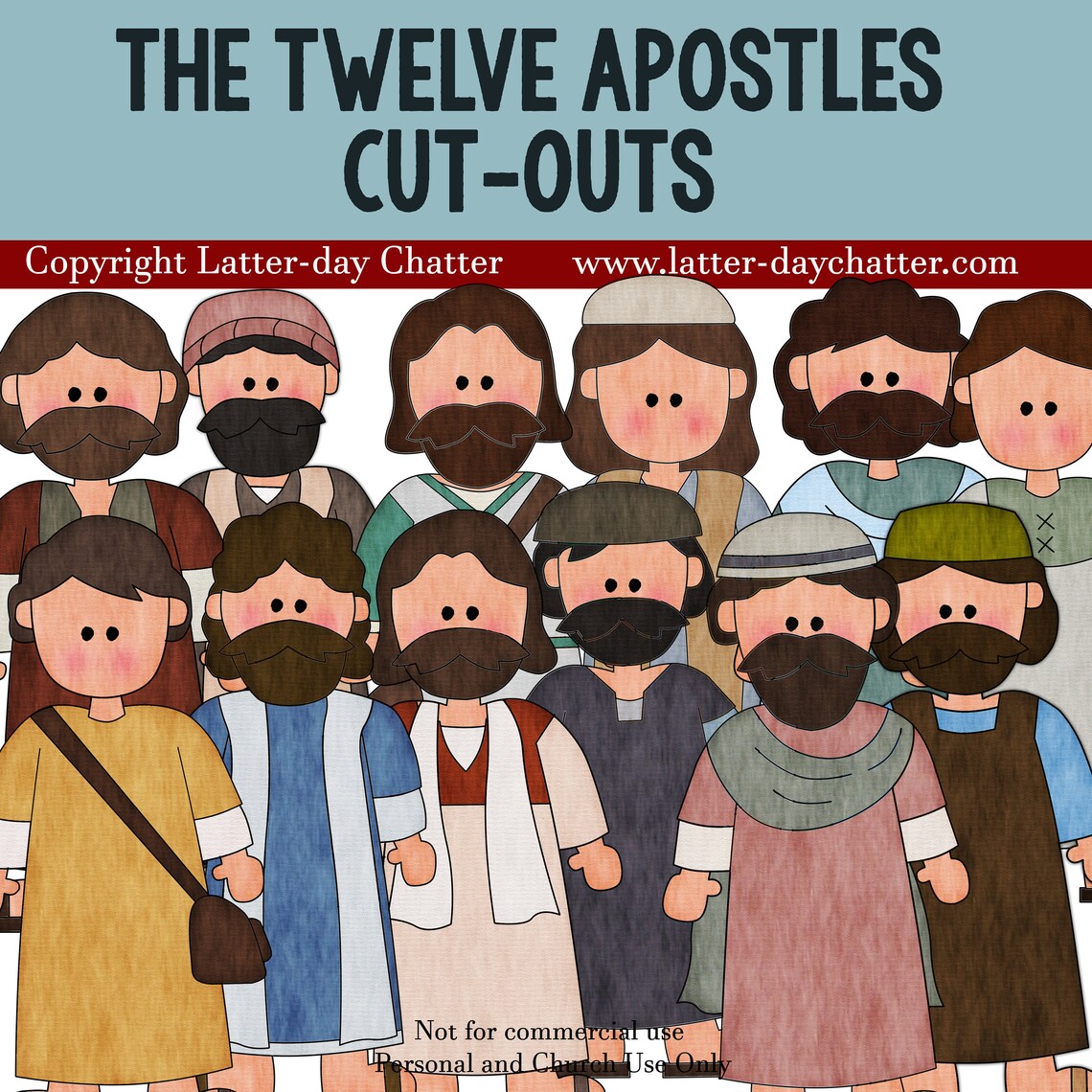 The Twelve Apostles Cut-outs - Etsy