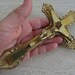 Religious French Catholic Copper Crucifix Cross With Body Corpus Holy ...