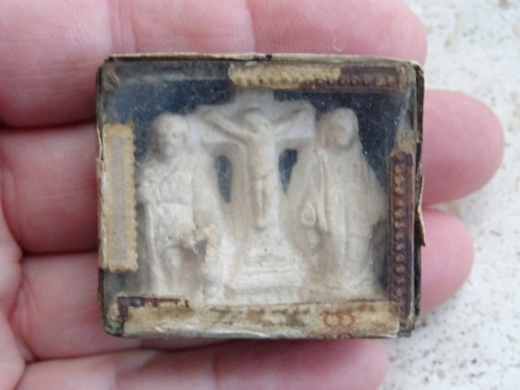 Religious Antique French Shrine Relic With Inside the - Etsy