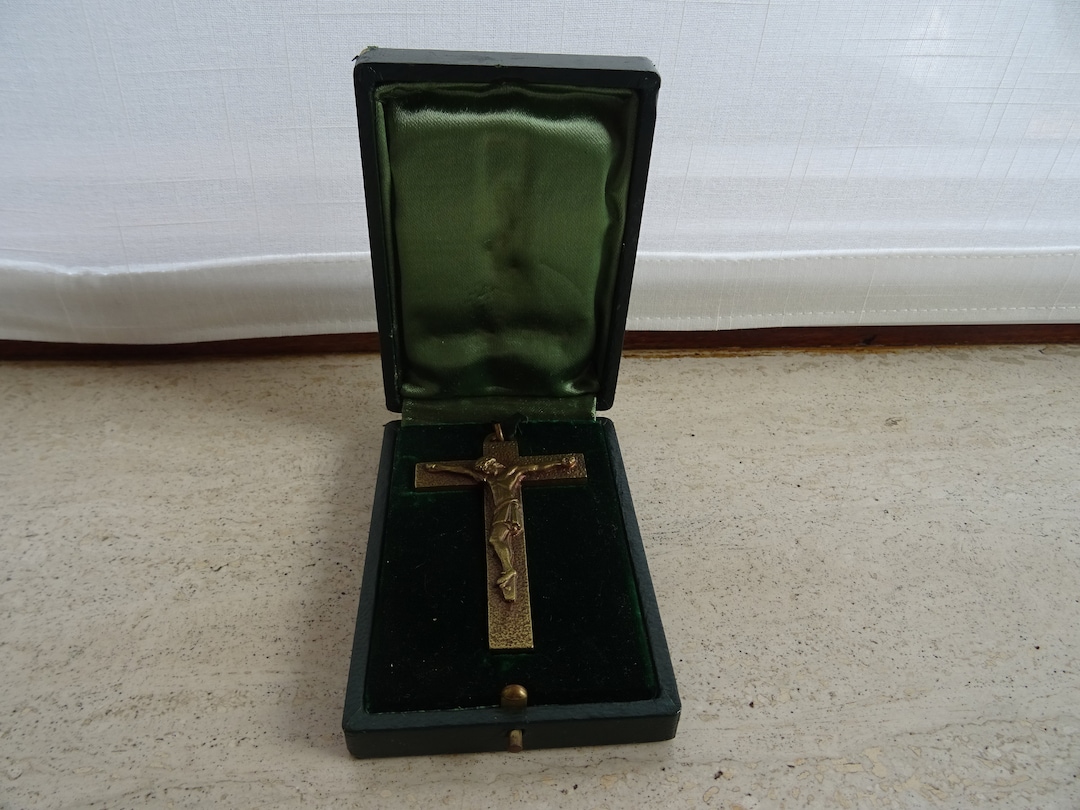 Religious French Catholic Wooden Box Chapel Altar Shrine Box for ...