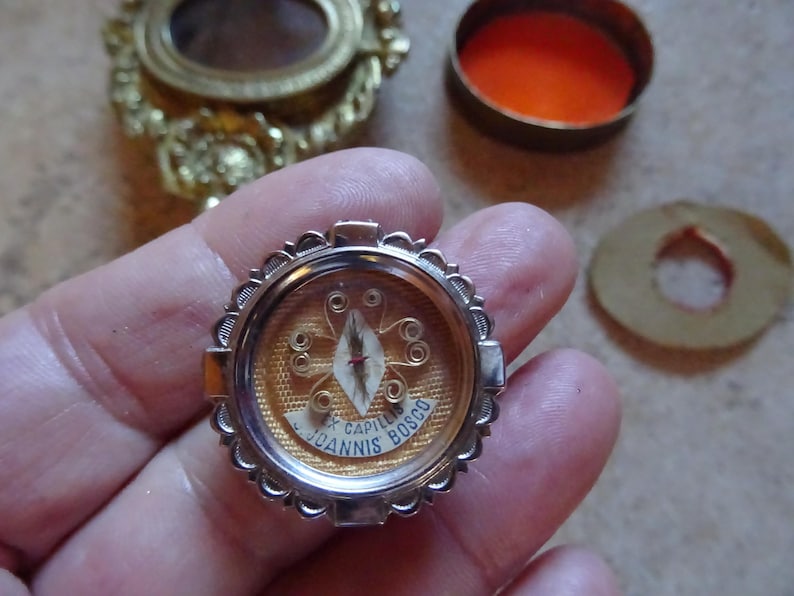 Religious Antique Catholic Relic Holder Reliquary With Inside Shrine ...