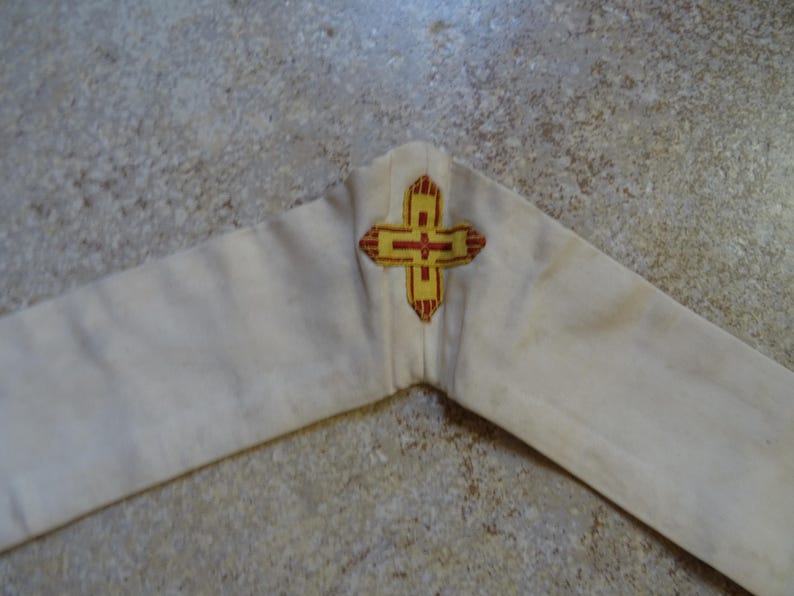 Antique Religious Catholic Embroidered Clergy Priest Stola of Cloth for ...