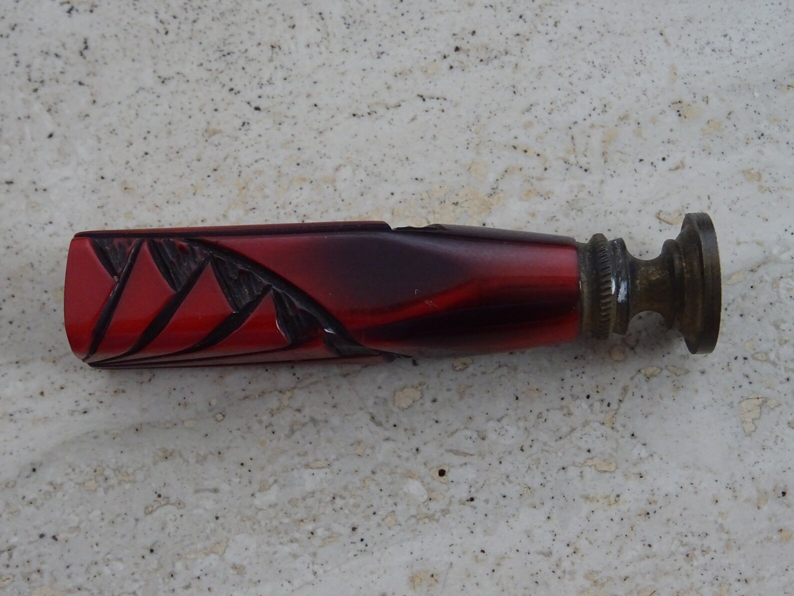 Antique French Copper Bakelite Sealing Wax Stamp Seal Brand. ( 2 ) - Etsy