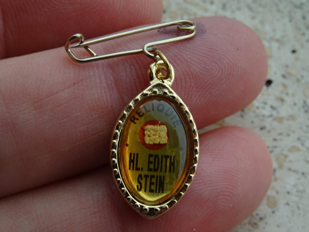 Rare Religious Catholic Shrine Medal Pendant Medallion With Relic ...