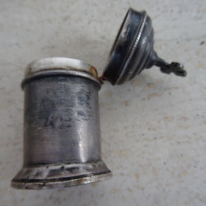 Religious Antique French Silver MARKED Chrismatorium Holder Shrine ...