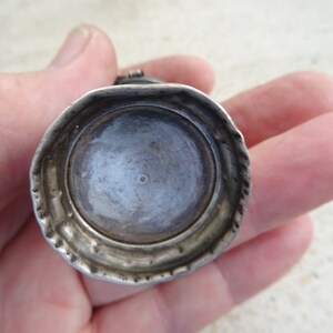 Religious Antique French Silver MARKED Chrismatorium Holder Shrine ...