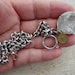 Religious Vintage Silver Plated Catholic Pocket Watch Chain With Charms ...