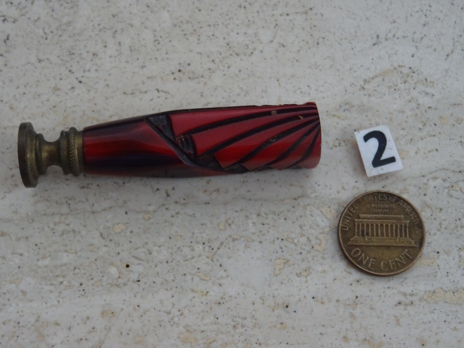 Antique French Copper Bakelite Sealing Wax Stamp Seal Brand. ( 2 ) - Etsy