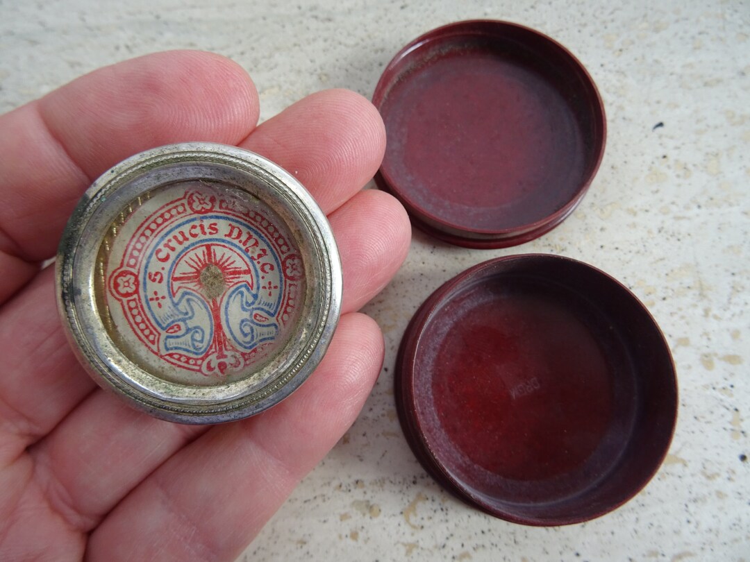 Religious Catholic Box With Shrine Wand Inside Relic of the Cross ...