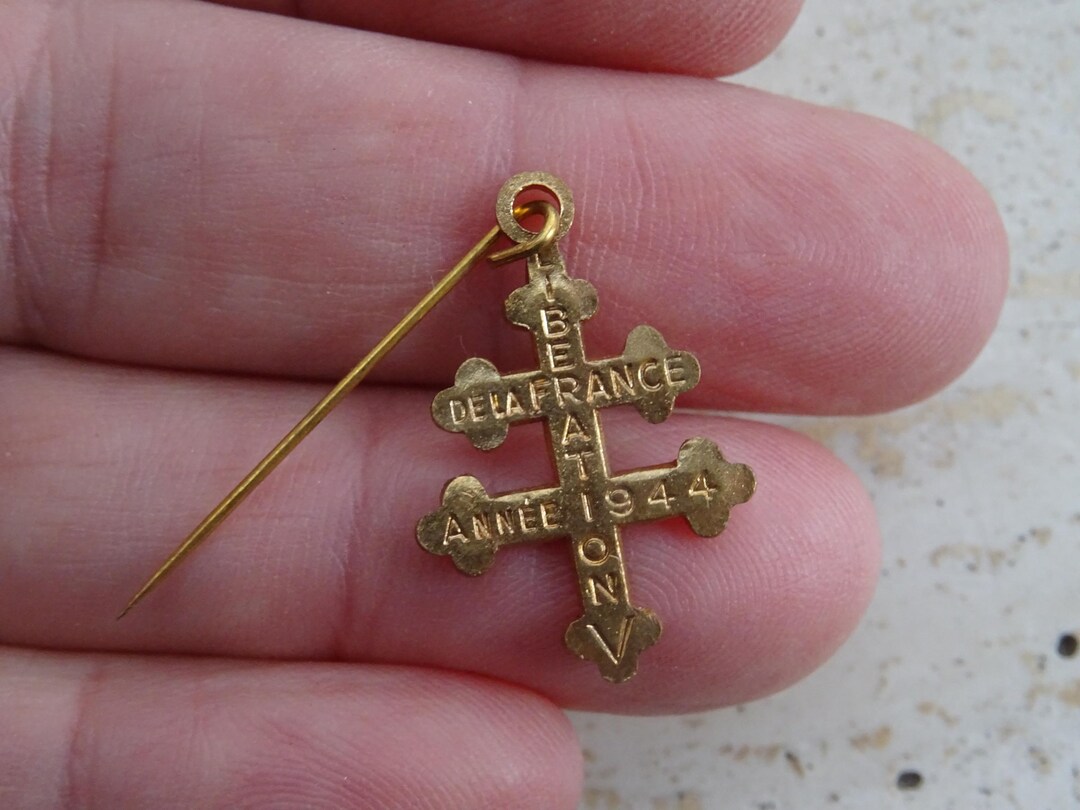 Religious Antique French Catholic Christian Vermeil Lotharian Cross ...