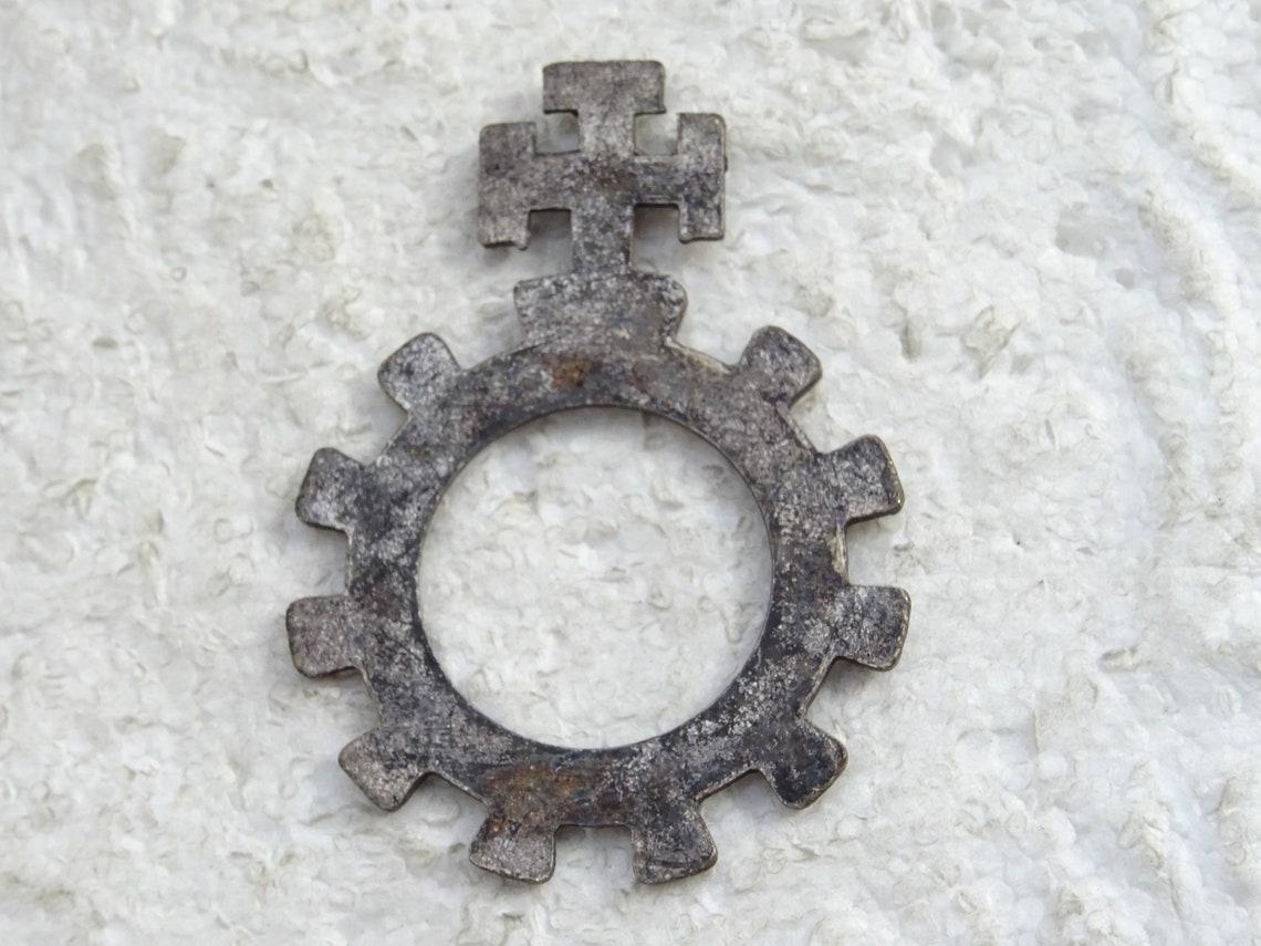 Religious Antique French Silver Plated Catholic Finger Chaplet Decade ...