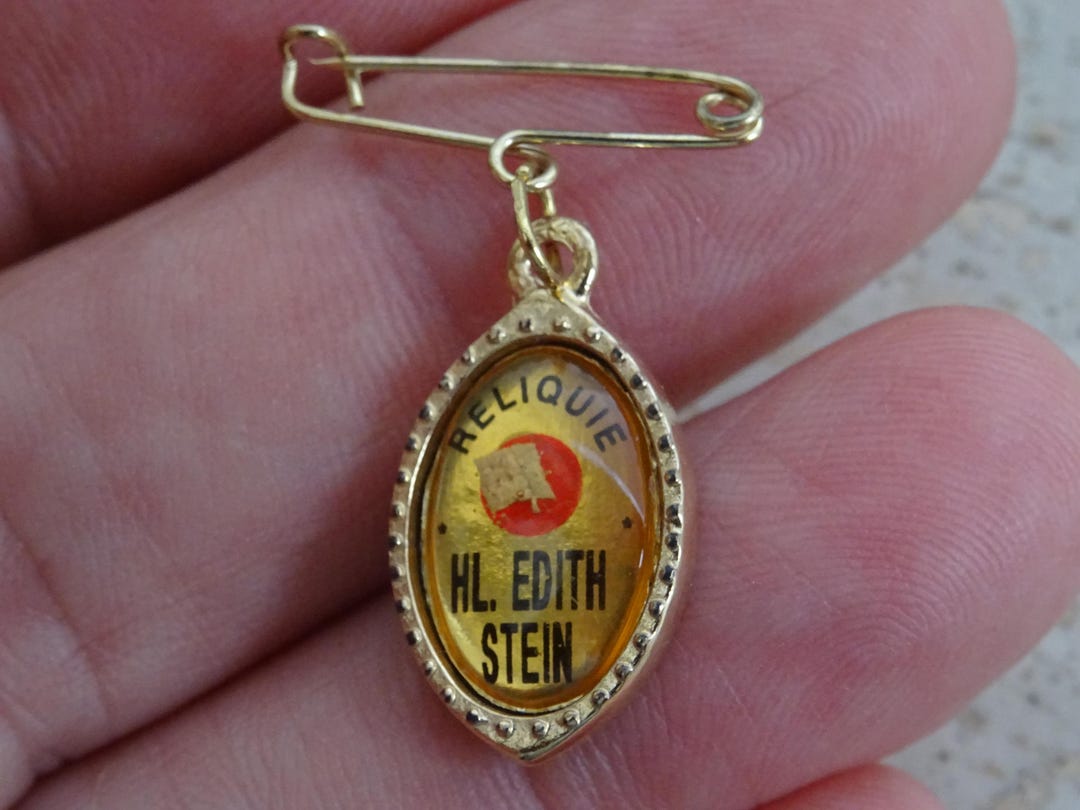 Rare Religious Catholic Shrine Reliquary Medal Pendant Medallion With ...