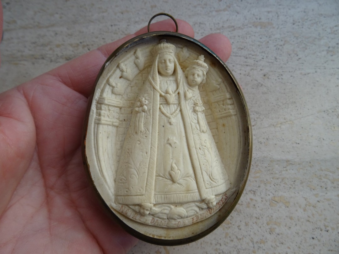 Religious Antique Catholic French Meerschaum Relic Shrine Reliquary ...