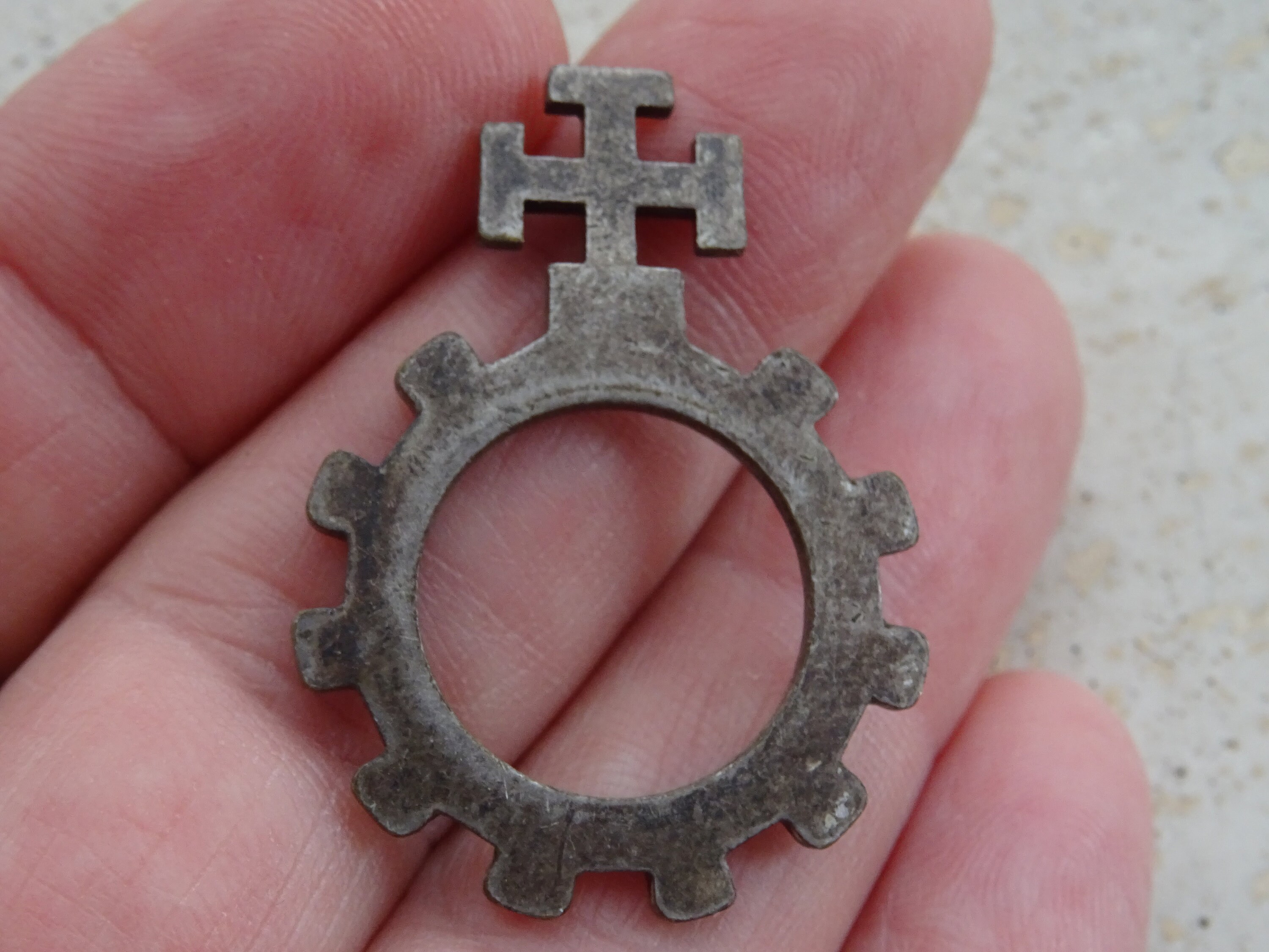 Religious French Catholic Finger Chaplet Decade Rosary Ring Pocket ...