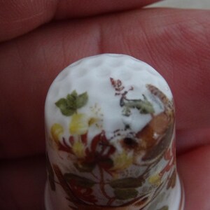 Vintage French Porcelainen Thimble Thimbleful With a Bird. ( H 1 ) - Etsy