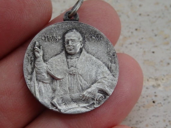 Silver Religious Medals From The Vatican