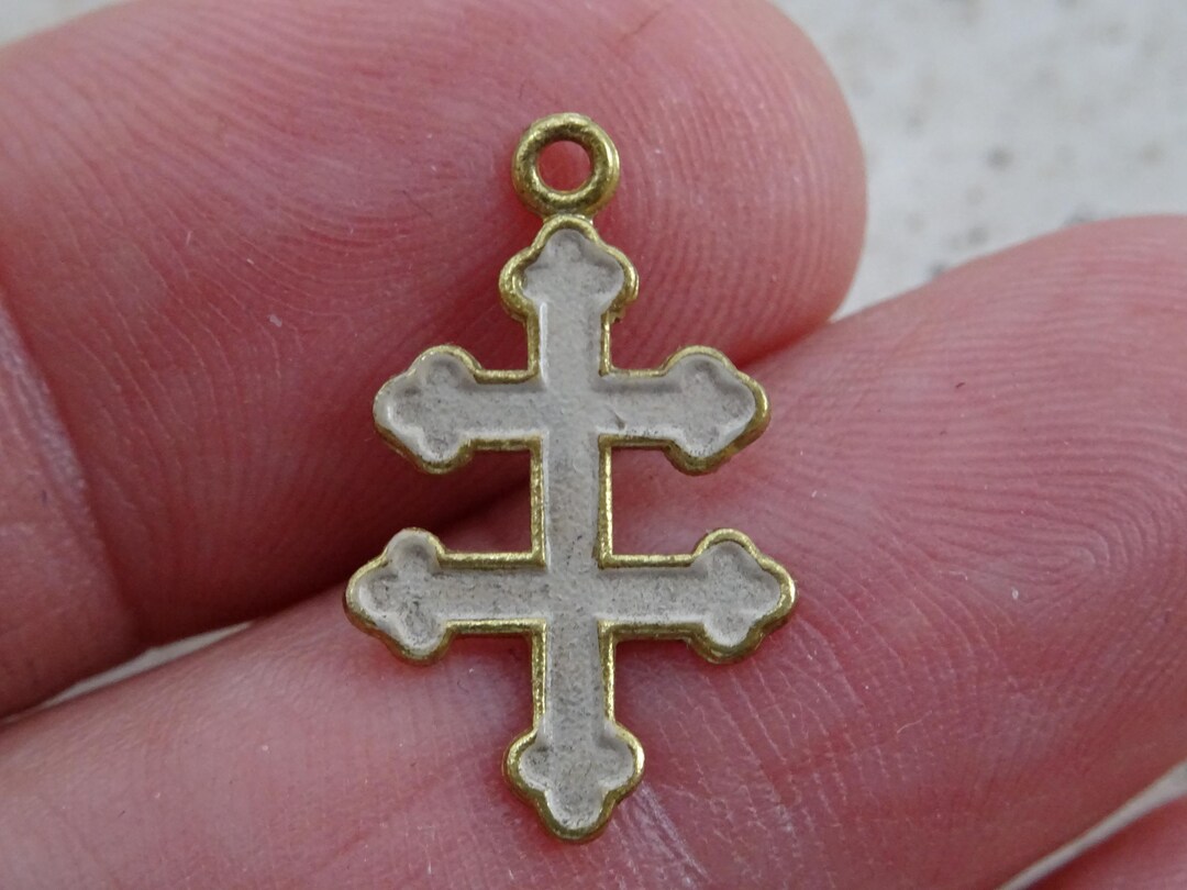 Religious Antique French Catholic Christian Copper Enameled Lotharian ...