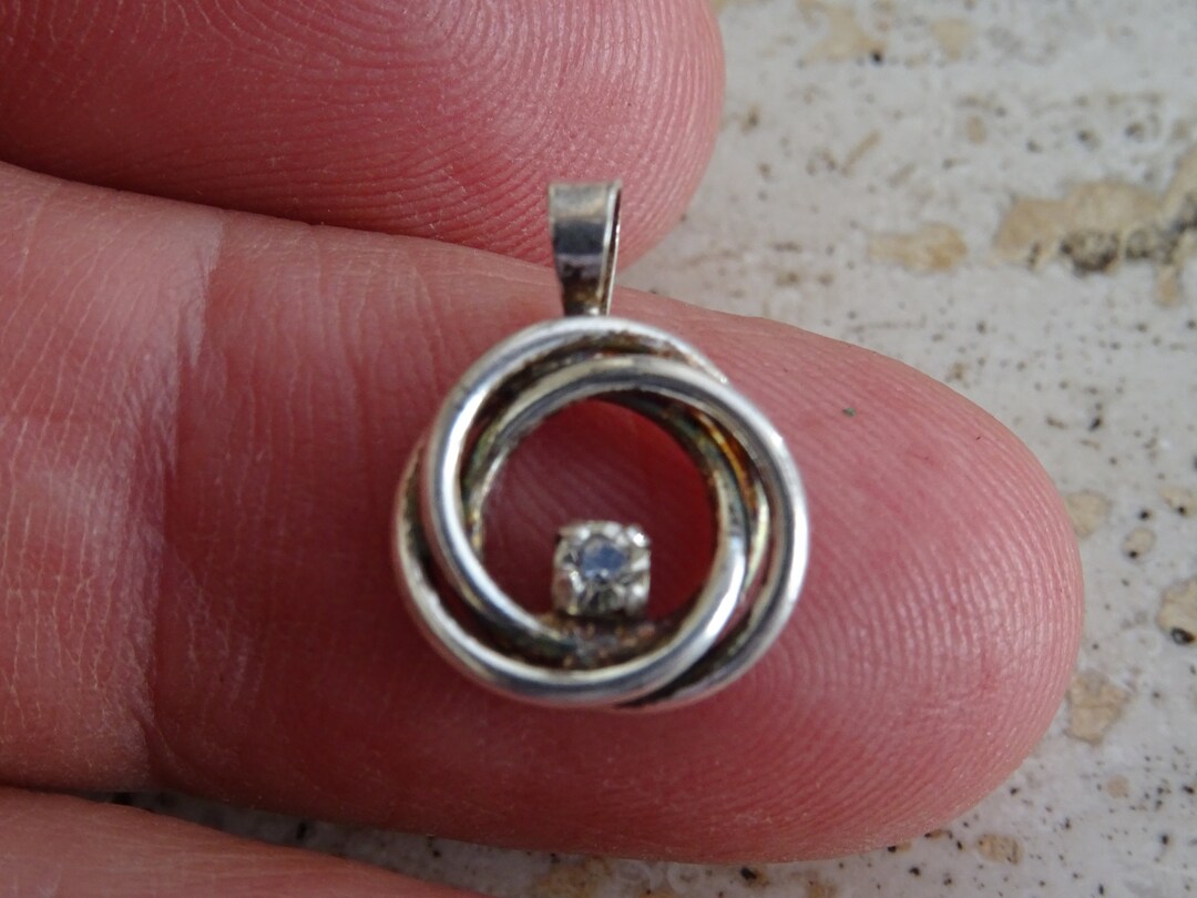 Vintage French Silver ( MARKED 835 ) Medaillon Charm Medallion Pendant ...