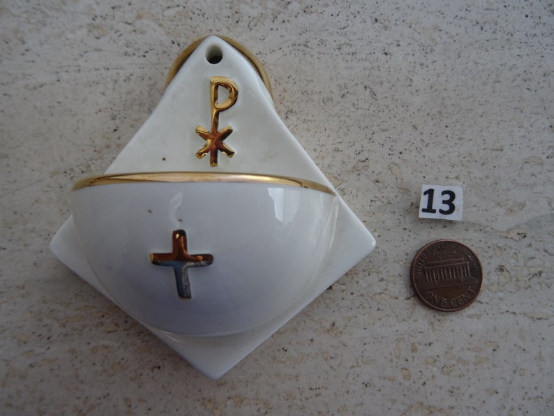 Hummel Goebel Catholic Holy Water Font Stoup of Porcelain of - Etsy