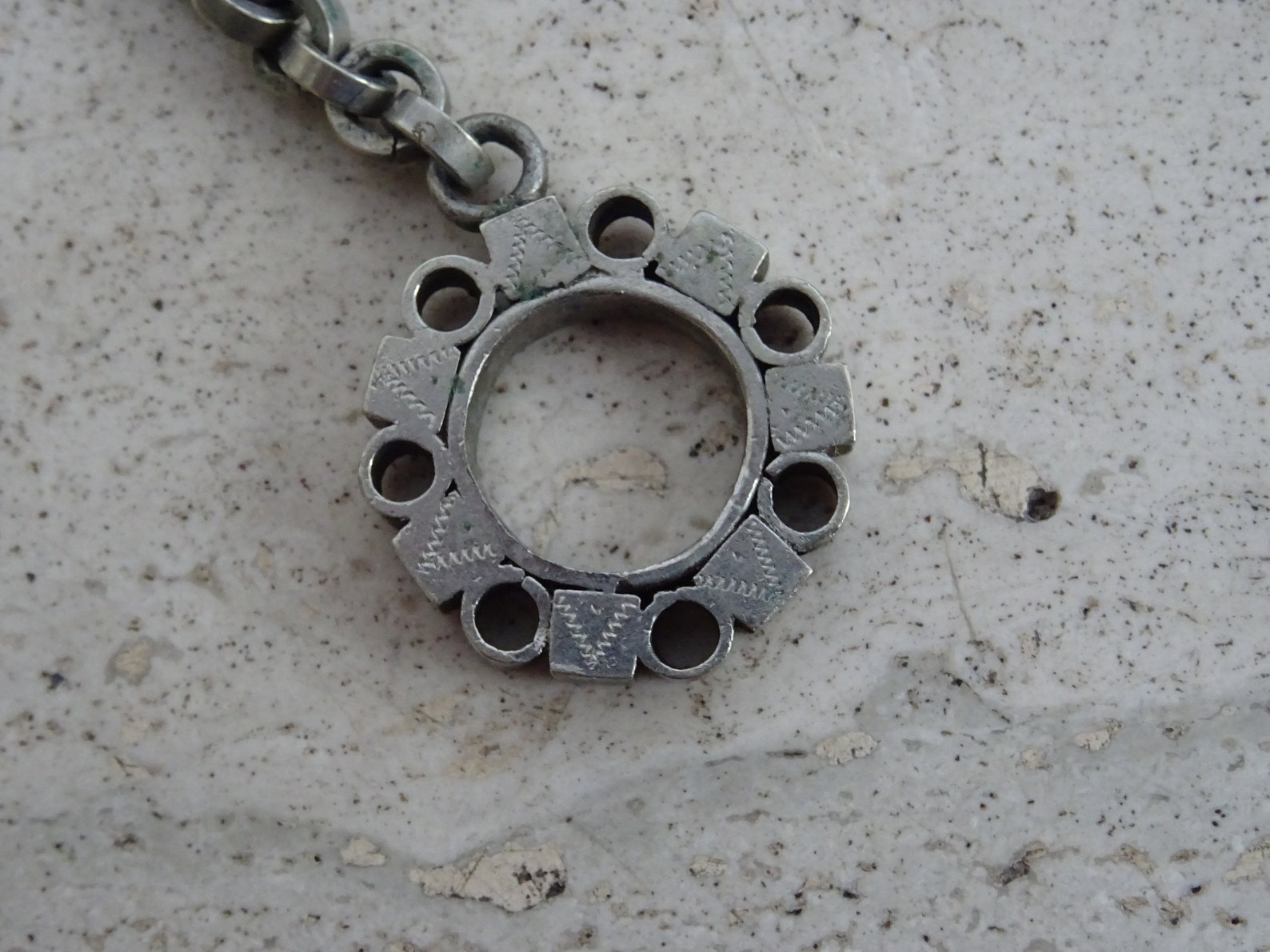 Antique French Art Deco Silver Plated Pocket Watch Chain Bracelet ...