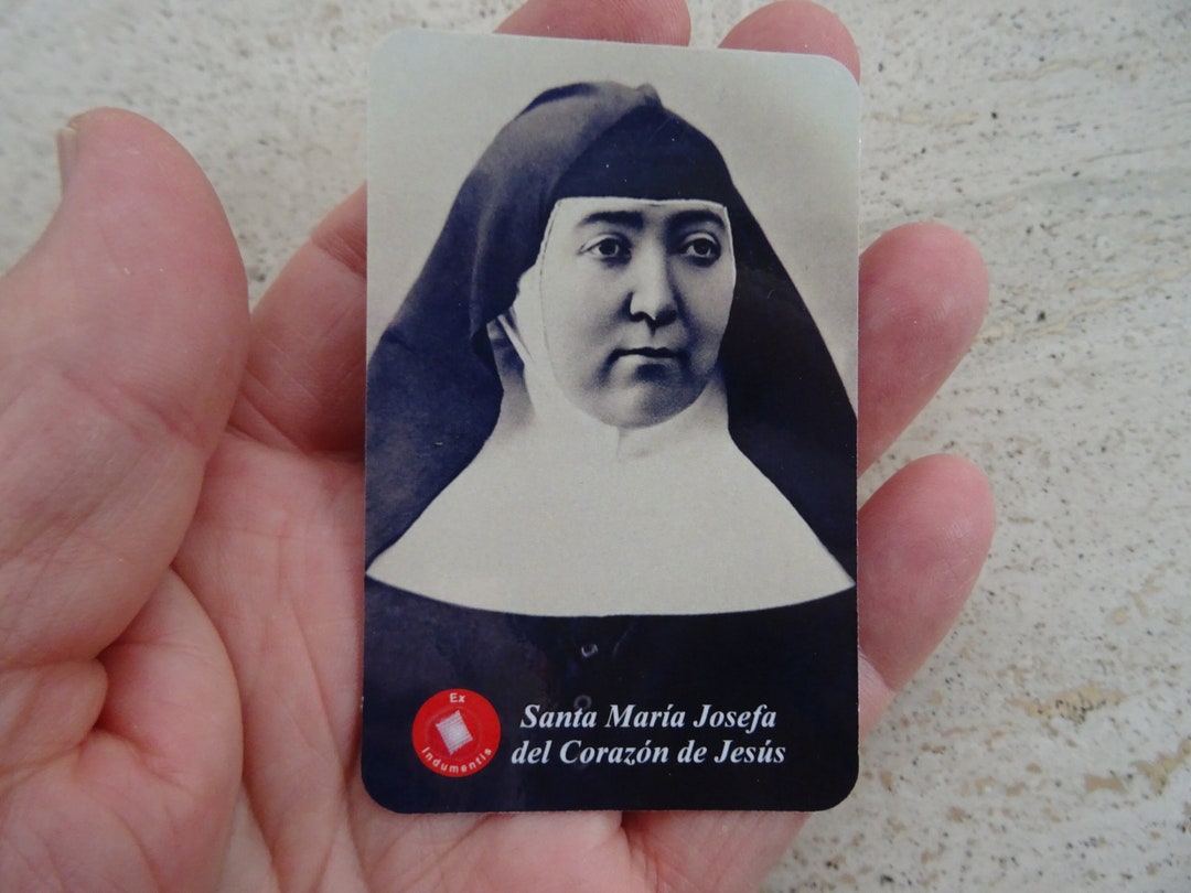 Religious Catholic Card Shrine Reliquary Relic of the Cloth of Blessed ...