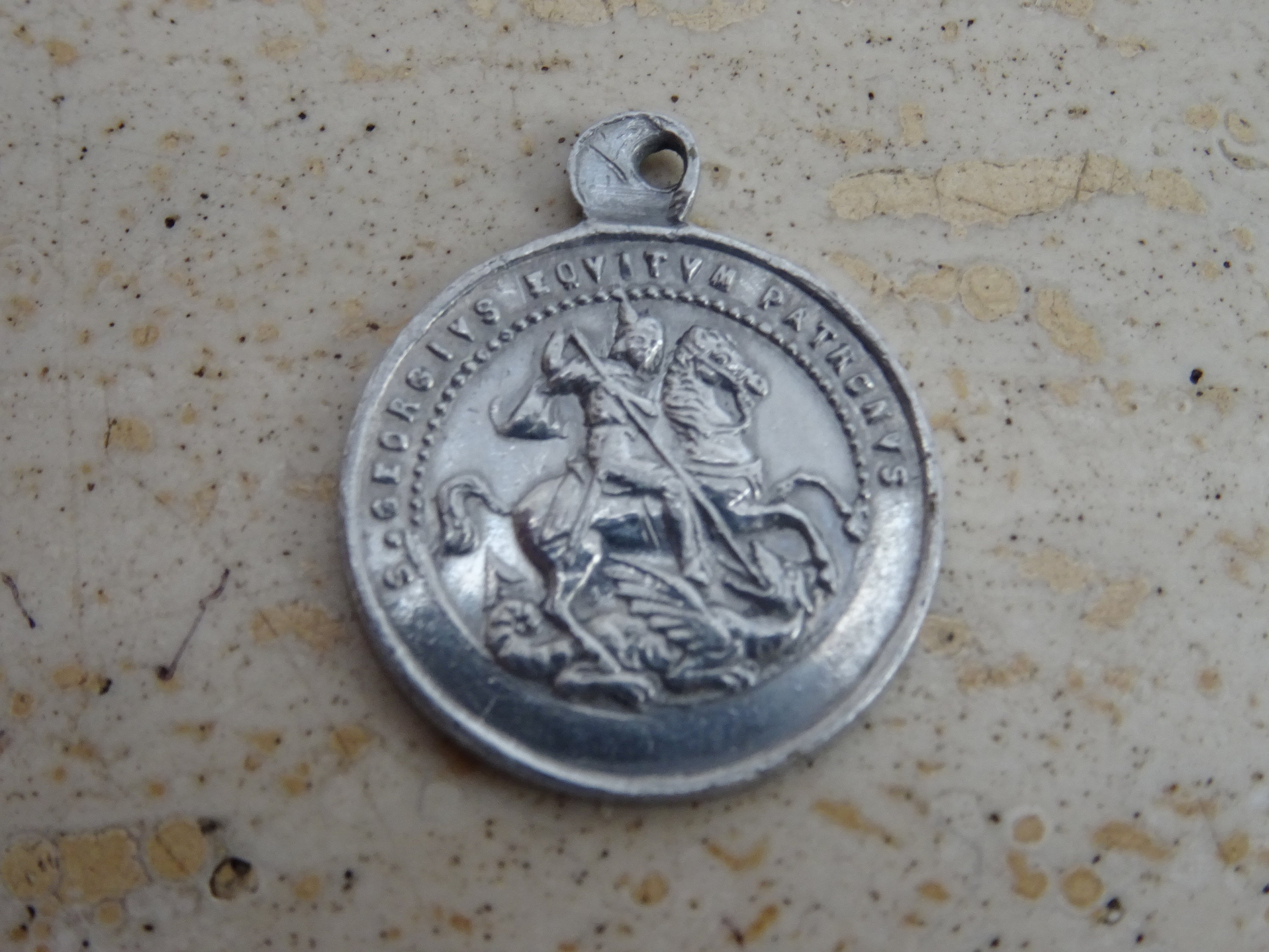 Religious Antique French Catholic Medal Pendant Medallion Holy - Etsy UK