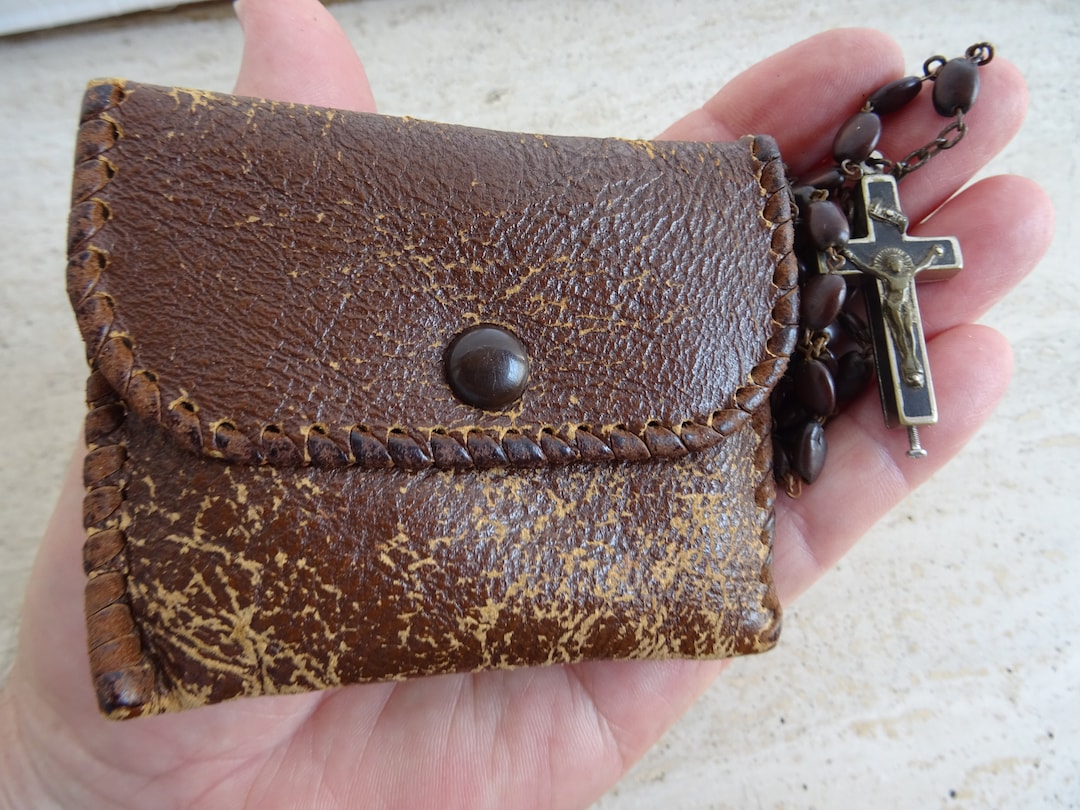 Antique Religious Rosary With Beads Made From the Spina Christi Seed ...