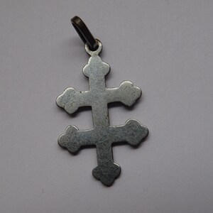 Religious Antique French Catholic Christian Silvered Lotharian Cross ...