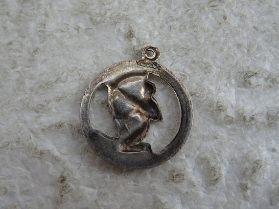 Vintage silver ( MARKED 835 ) Zodiac medal medaillon … - Gem