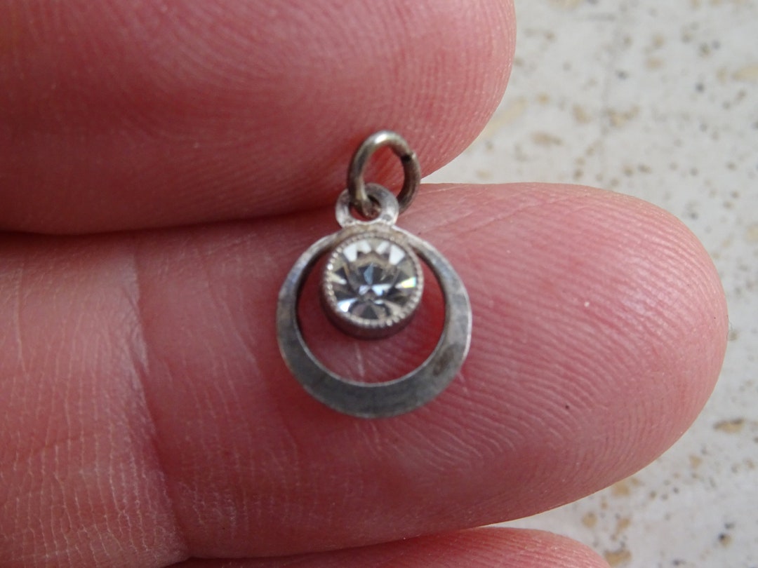 Vintage French Silver ( MARKED 835 ) Medaillon Charm Medallion Pendant ...