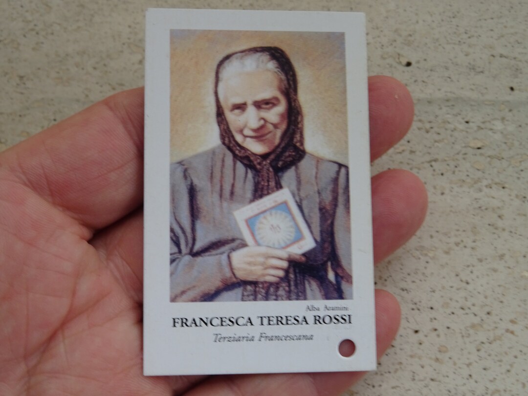 Religious Catholic Shrine Card of Saint Francesca Teresa Rossi. U 31 - Etsy